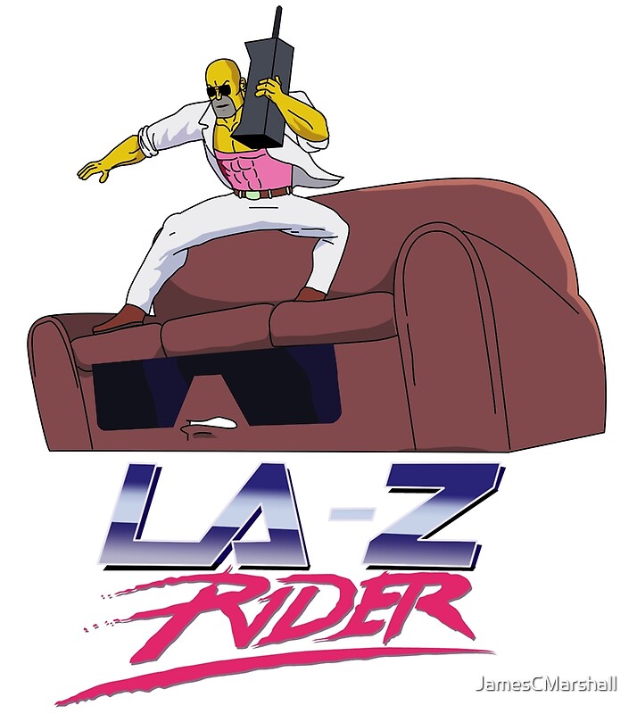 "LA-Z rider" by JamesCMarshall | Redbubble