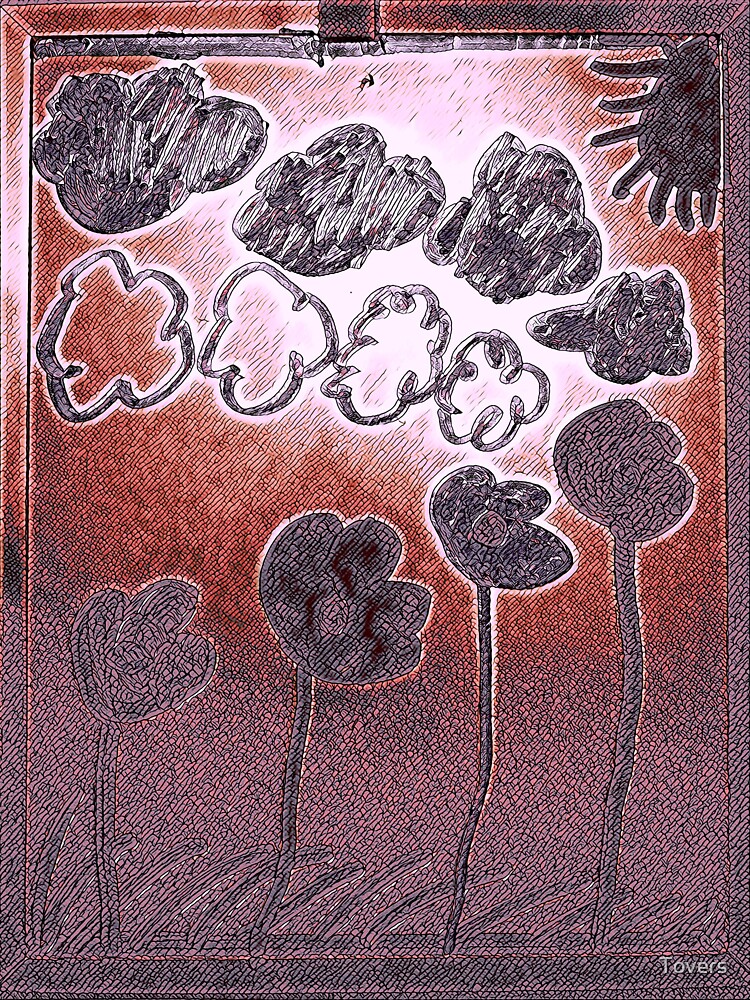 "Dry Day Drawing in Brown" Sticker for Sale by Tovers | Redbubble