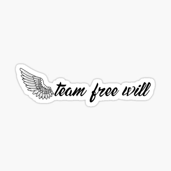 "Team Free Will" Sticker for Sale by laurespn | Redbubble