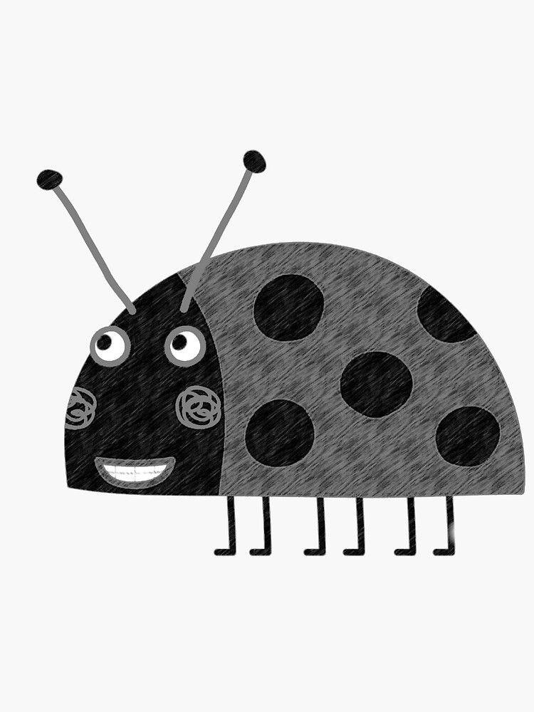 "Gaston The LadyBug" Sticker for Sale by craigie1211 | Redbubble
