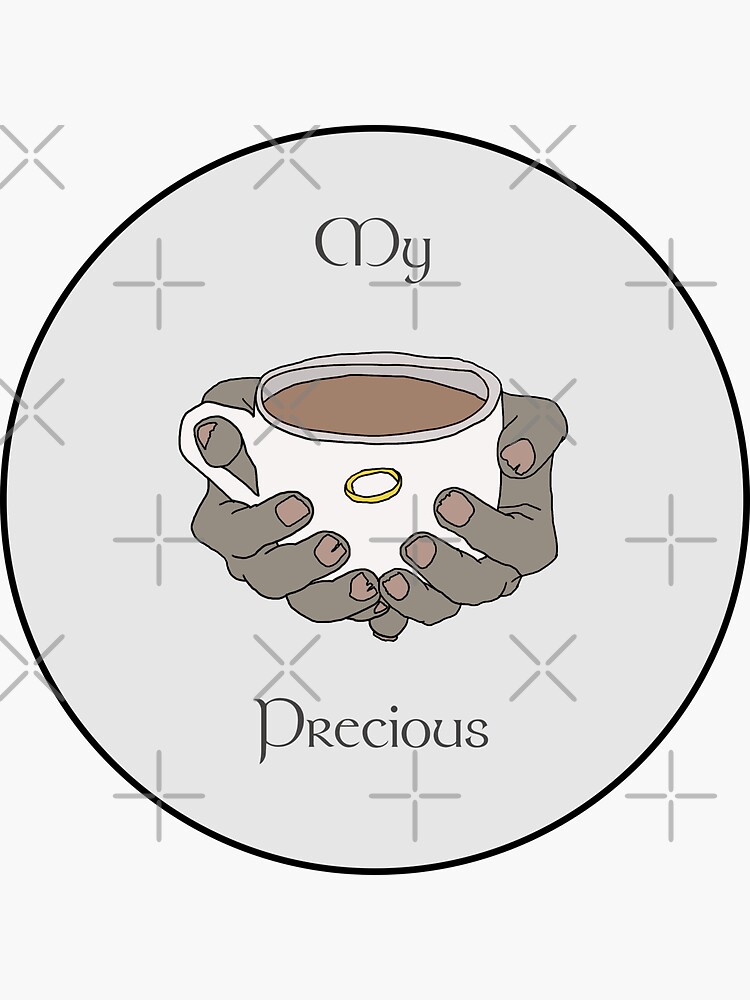 "My precious" Sticker for Sale by Derk Zijp | Redbubble