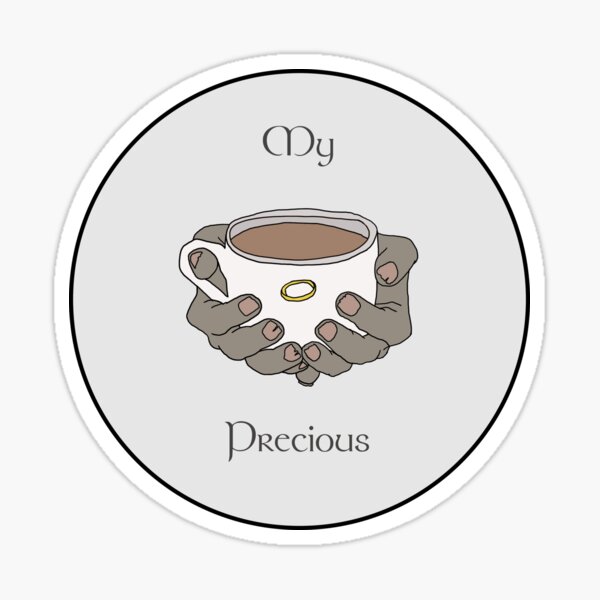 "My precious" Sticker for Sale by DerkZijp | Redbubble