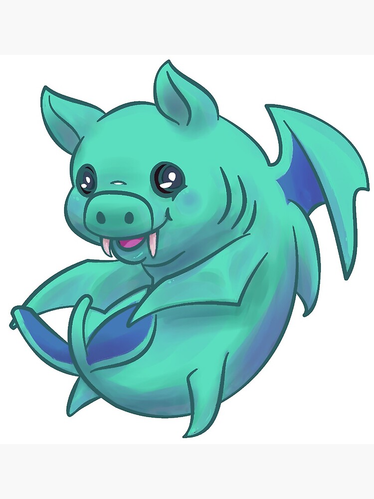 "Duke Fishron Cute" Poster by LuiferEffects | Redbubble