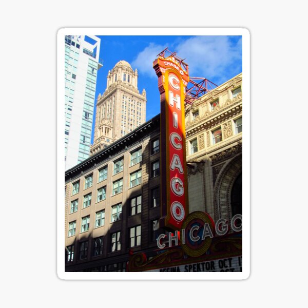 "Chicago" Sticker by nakamitsud | Redbubble