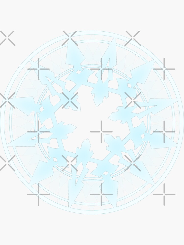 "schnee glyphs" Sticker by katanaballs | Redbubble