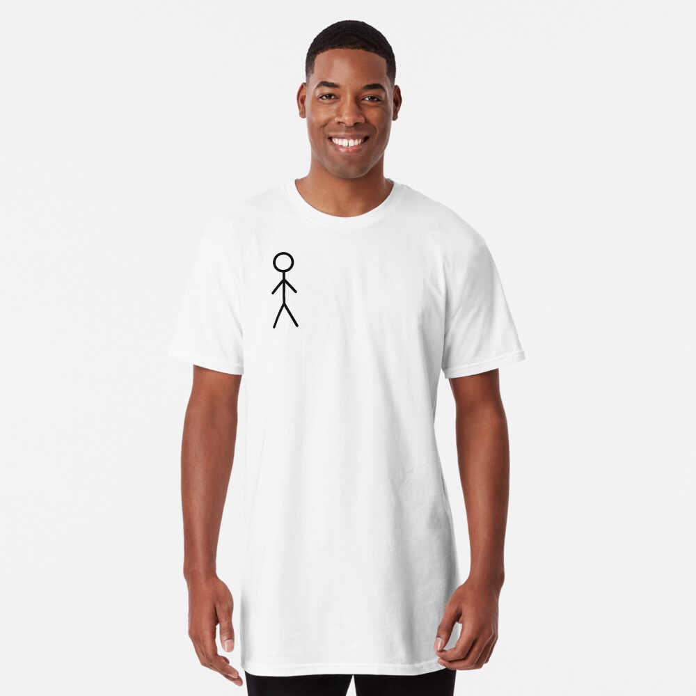 "Faceless Stickman (in Black) - Simple" Sticker for Sale by Store Of ...