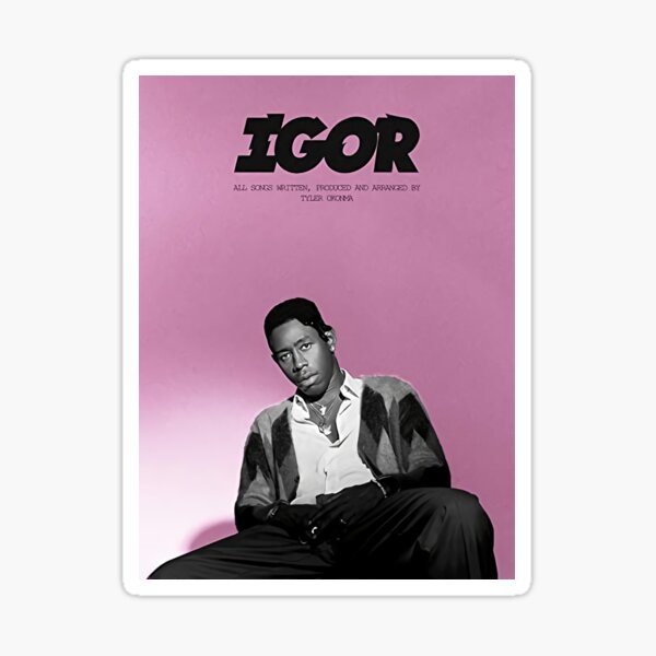 "Pink Tyler x Igor Enjoy" Sticker by alysiahurst | Redbubble