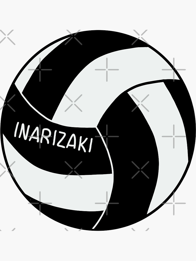 "Inarizaki Haikyuu Volleyball" Sticker for Sale by mrprincess | Redbubble