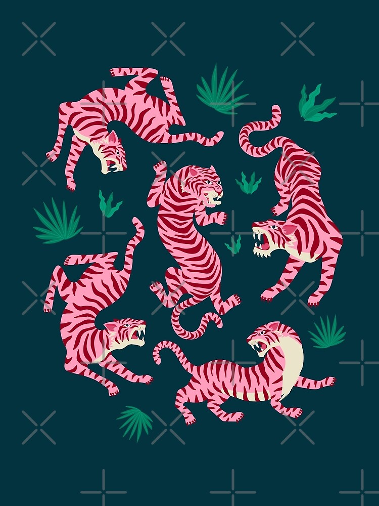 "Night Race: Pink Tiger Edition" Poster for Sale by karanwashere ...