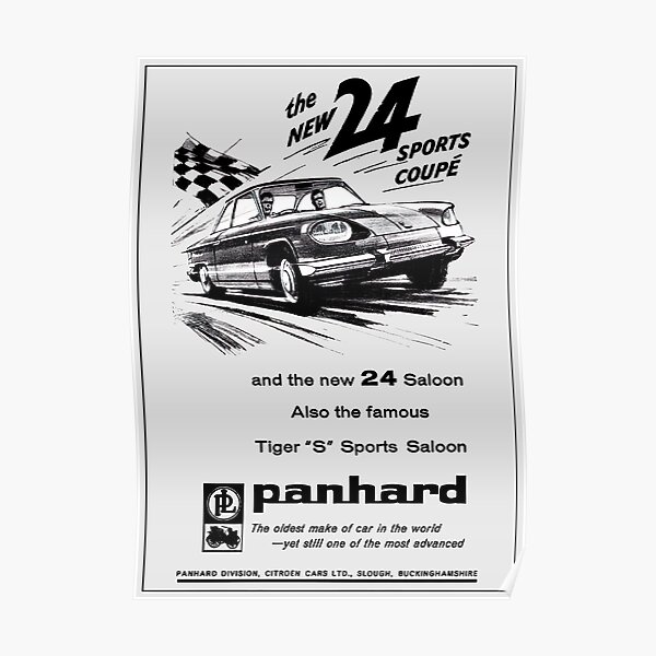 "PANHARD 24" Poster for Sale by ThrowbackM2 | Redbubble