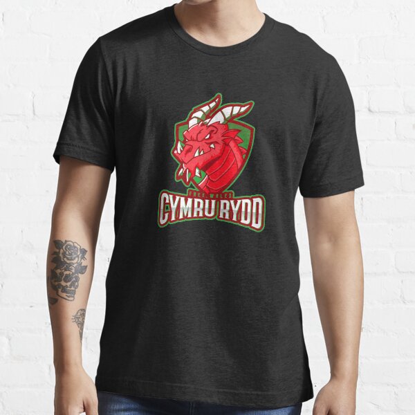 "Cymru Rydd - Free Wales V3" T-shirt by MandWthings | Redbubble
