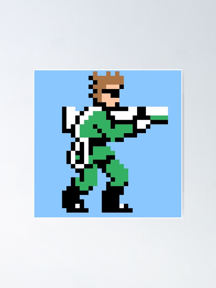 "8-Bit Commando" Poster for Sale by CasualBiscuits | Redbubble