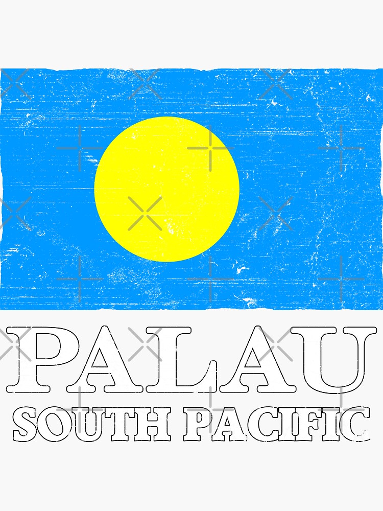 "Palau" Sticker for Sale by NicGrayGraphic | Redbubble