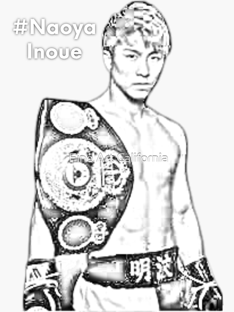"Naoya Inoue" Sticker for Sale by sourav1993 | Redbubble