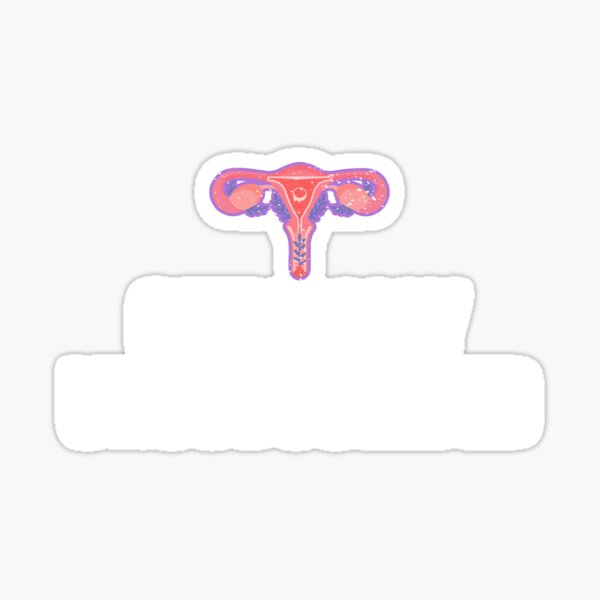 "Funny cute hysterectomy" Sticker by jcorres | Redbubble
