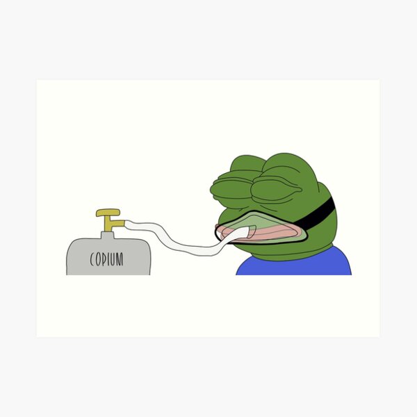 Copium Art Prints | Redbubble