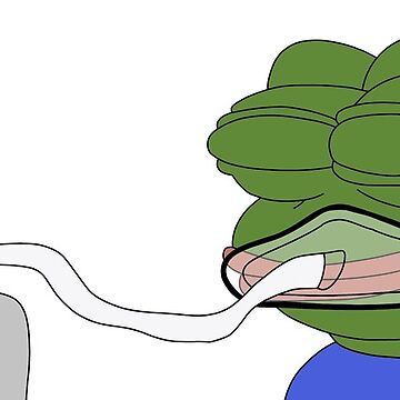 "pepe - copium " Sticker for Sale by cameronbaba | Redbubble