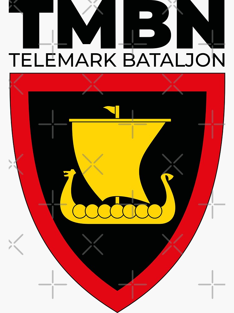 "Telemark Battalion, TMBN" Sticker for Sale by AlekseyMartin | Redbubble