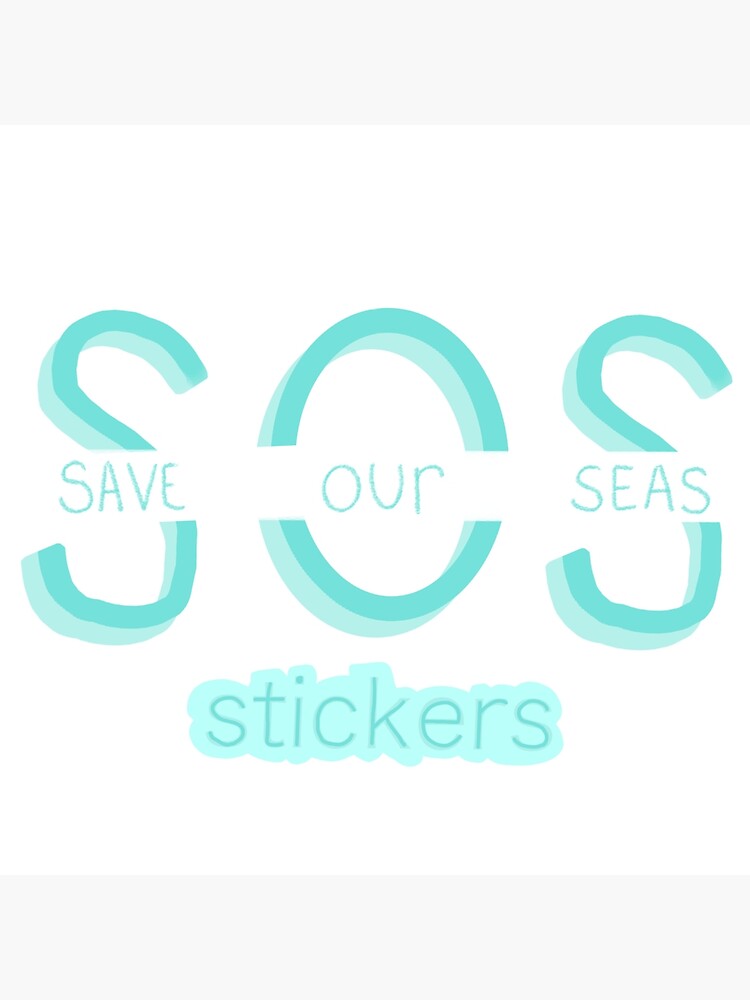 "SOS STICKERS LOGO" Art Print for Sale by sos-stickers | Redbubble