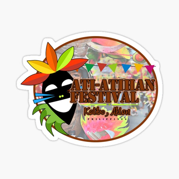 "Ati-Atihan Festival" Sticker by FootPrintRepub | Redbubble