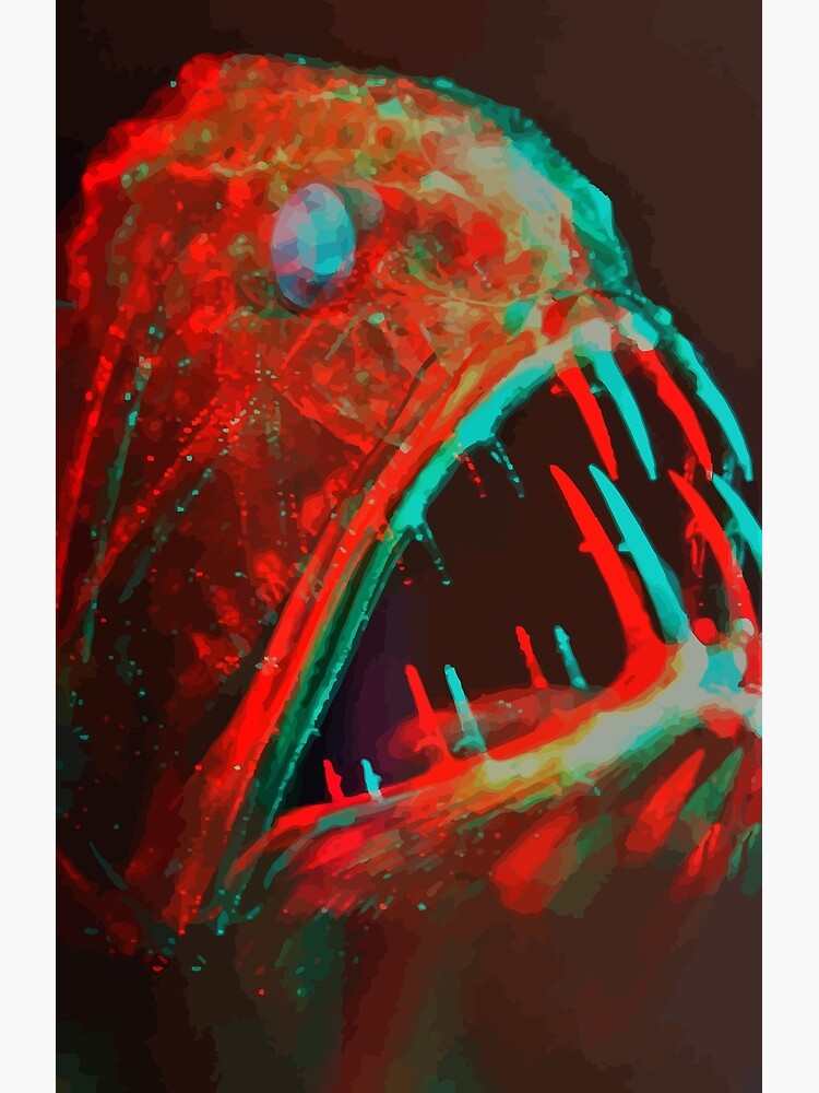 "Deep Sea Creature" Poster for Sale by LucaDe-signs | Redbubble