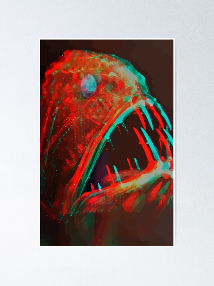 "Deep Sea Creature" Poster for Sale by LucaDe-signs | Redbubble