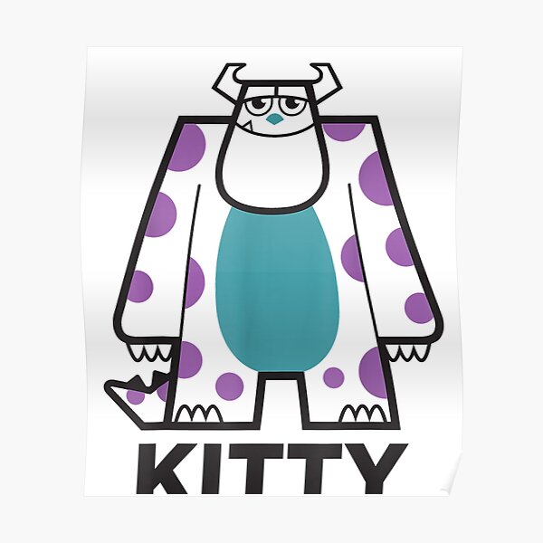 "Monsters Inc. Kitty Sulley Graphic " Poster by RemiDonnet | Redbubble