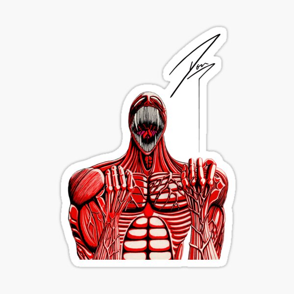 ""Red Rage" - original ballpoint ink art by Don Hartig" Sticker for ...