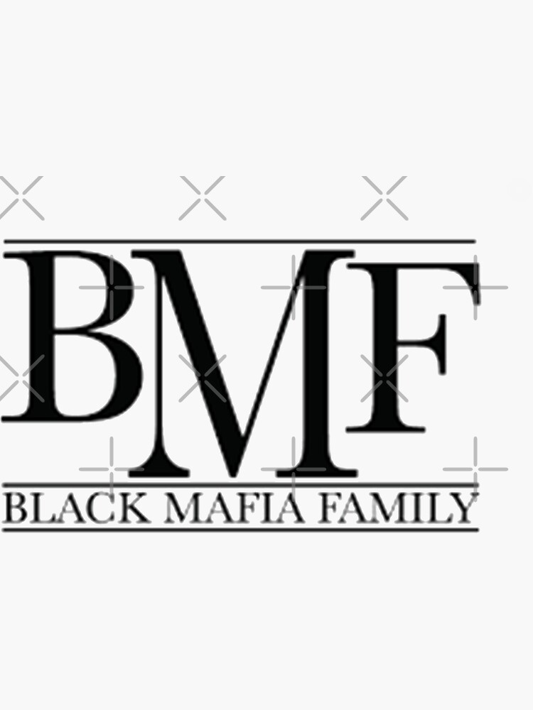 "BLACK MAFIA FAMILY BMF" Sticker by ridchy | Redbubble