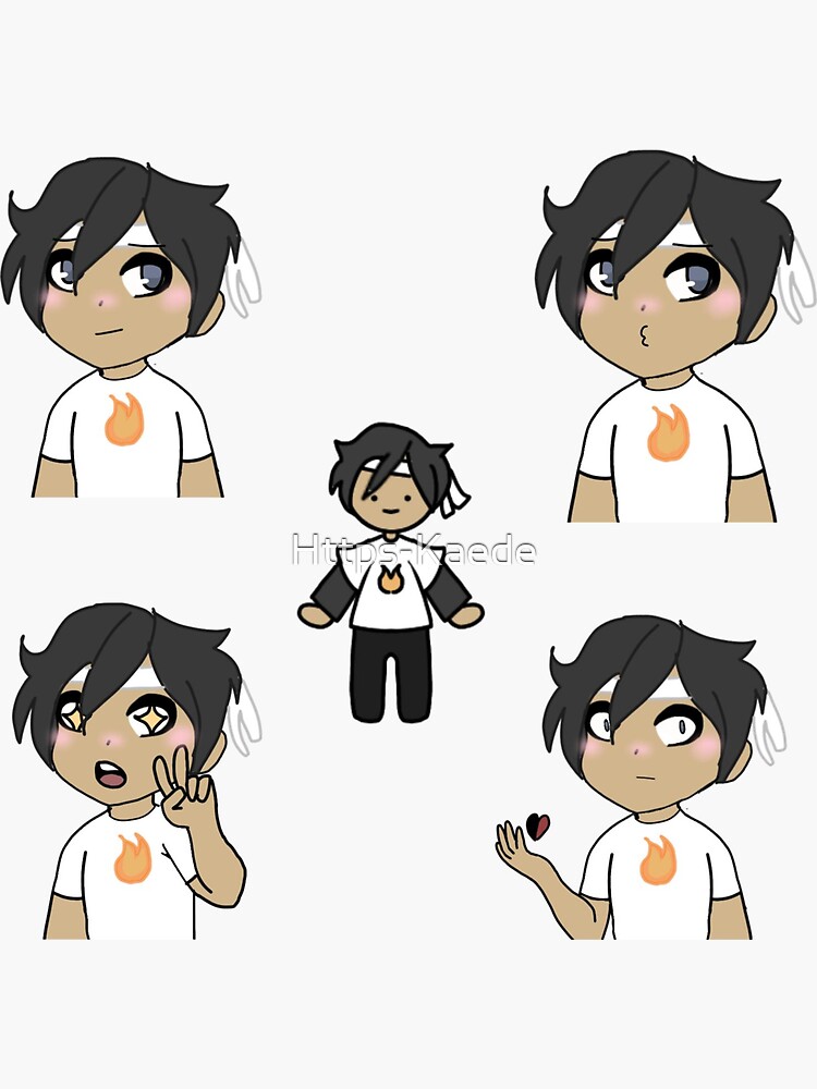 "SapNap Sticker/Magnet Pack" Sticker for Sale by Https-Kaede | Redbubble