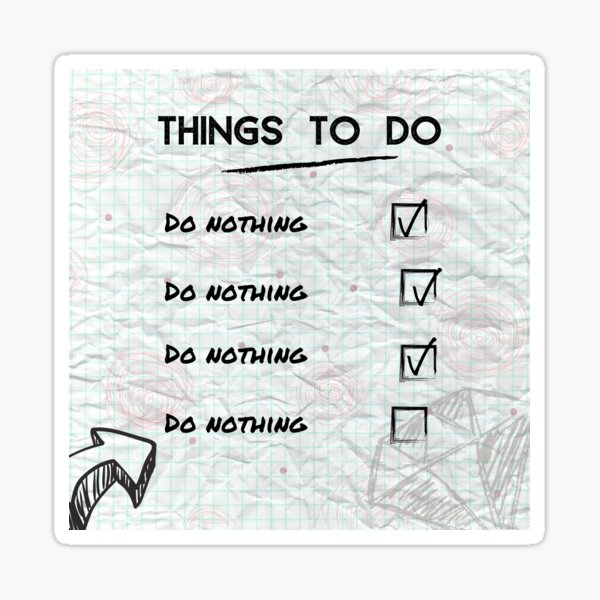 "to do list journal sticker " Sticker for Sale by AndrewTcreator ...