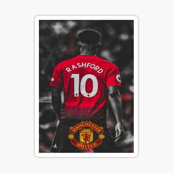 "Marcus Rashford Art Case " Sticker for Sale by KunRico | Redbubble