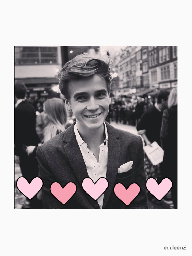 "Joe Sugg pink hearts" T-shirt for Sale by emileen2 | Redbubble | joe t ...