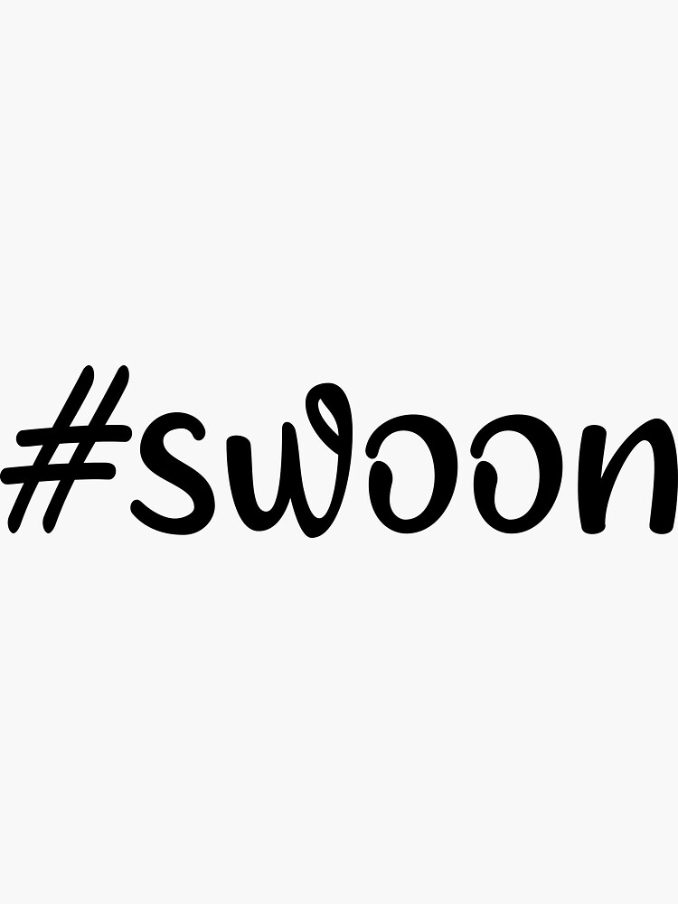 "#swoon" Sticker by meetcuteries | Redbubble
