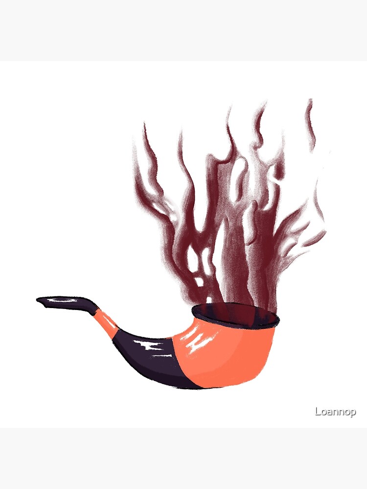 "The Cursed Pipe "Halloween" Collection" Poster by Loannop | Redbubble