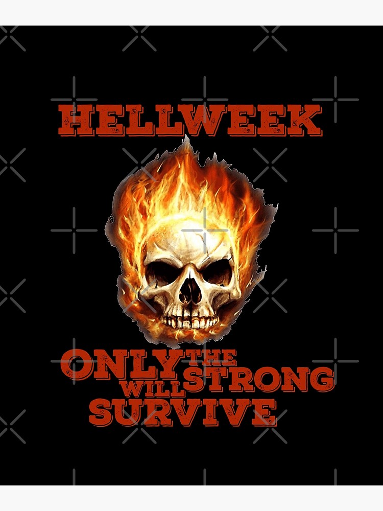 Póster «ORANGETHEORY HELL WEEK 2020 SOLO LOS FUERTES SOBREVIVIRÁN» de ...