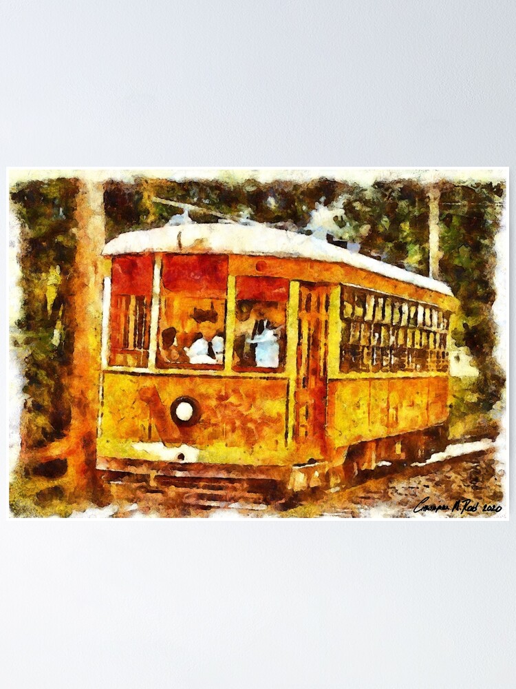 "Trolley Painting" Poster for Sale by CMR-1 | Redbubble
