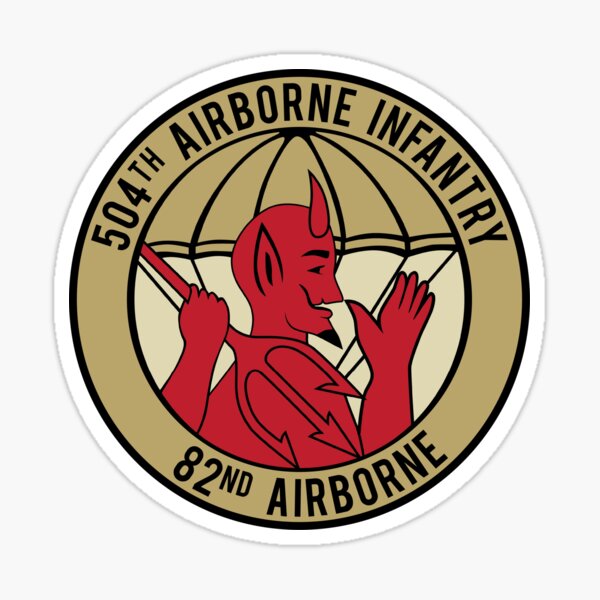 "504th Airborne Infantry 82nd" Sticker for Sale by jcmeyer | Redbubble
