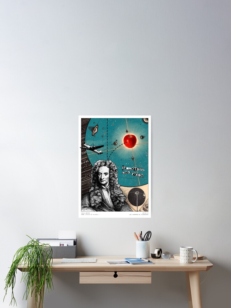 Póster con la obra «Isaac Newton - ¡Hacia el infinito y más allá!» de ...
