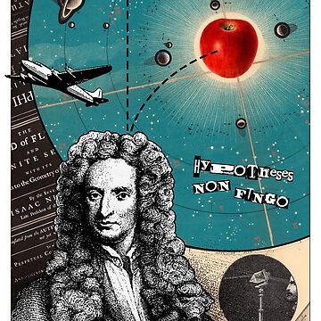 Póster con la obra «Isaac Newton - ¡Hacia el infinito y más allá!» de ...