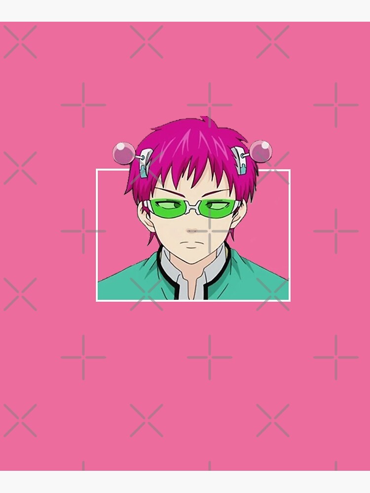 "Saiki Kusuo using his powers sticker" Poster by mooch-er | Redbubble