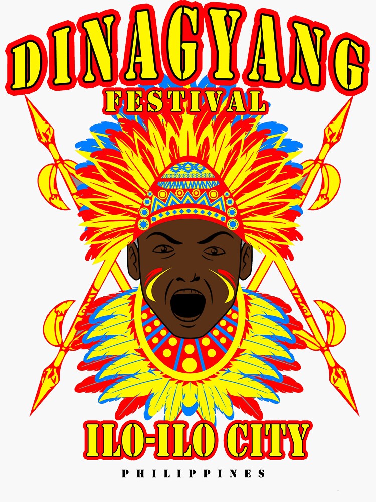 "Dinagyang Festival" Sticker for Sale by FootPrintRepub | Redbubble