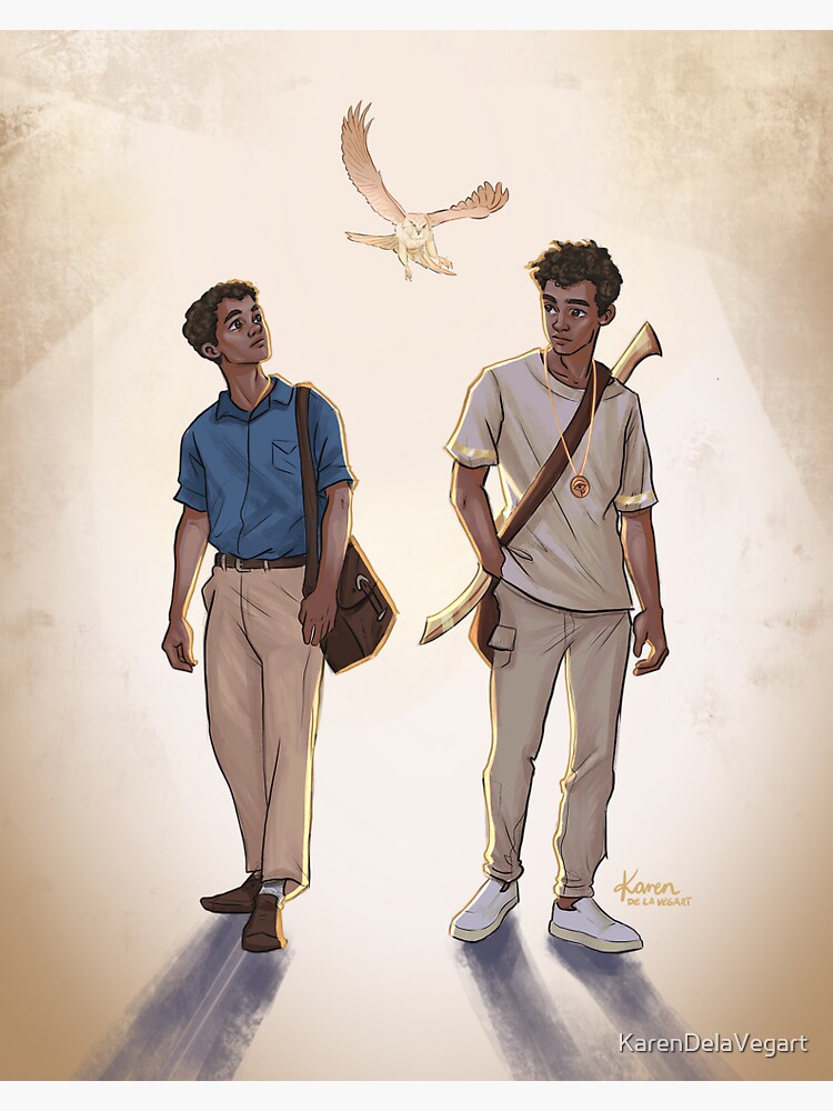 "Carter Kane poster (the beginning and the end) w background" Sticker ...