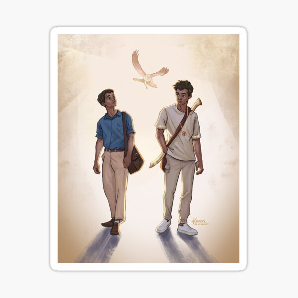 "Carter Kane poster (the beginning and the end) w background" Sticker ...