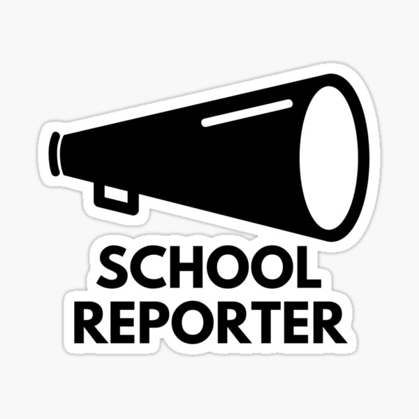 "School Reporter" Sticker by DLRprints | Redbubble
