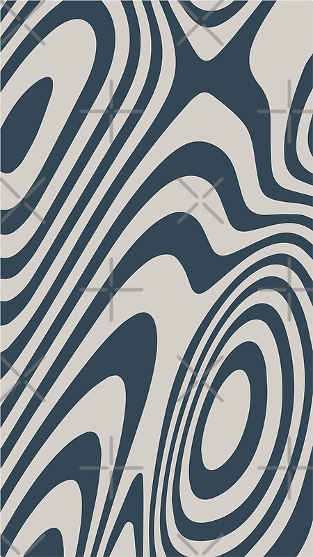 "Blue Grey Zebra Grooves Abstract Pattern Art" by patternsoup | Redbubble
