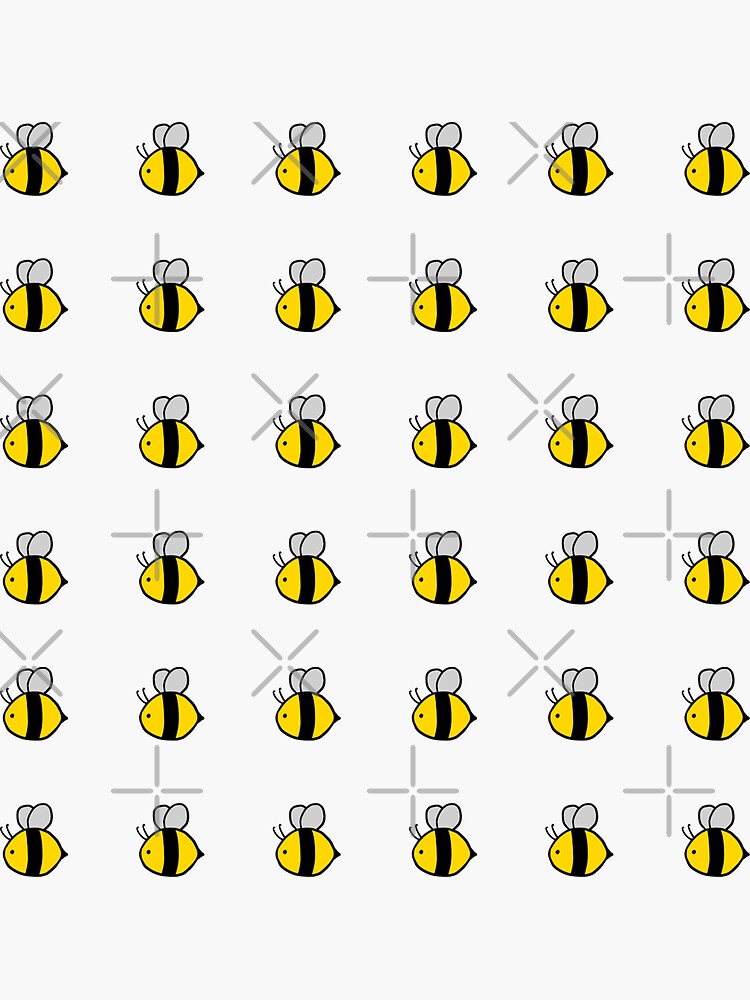 "cute mini bees sheet (36)" Sticker for Sale by promisesarelies | Redbubble