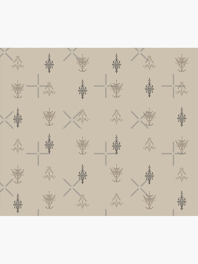 "amazigh tattoo template design " Art Print for Sale by samah82 | Redbubble