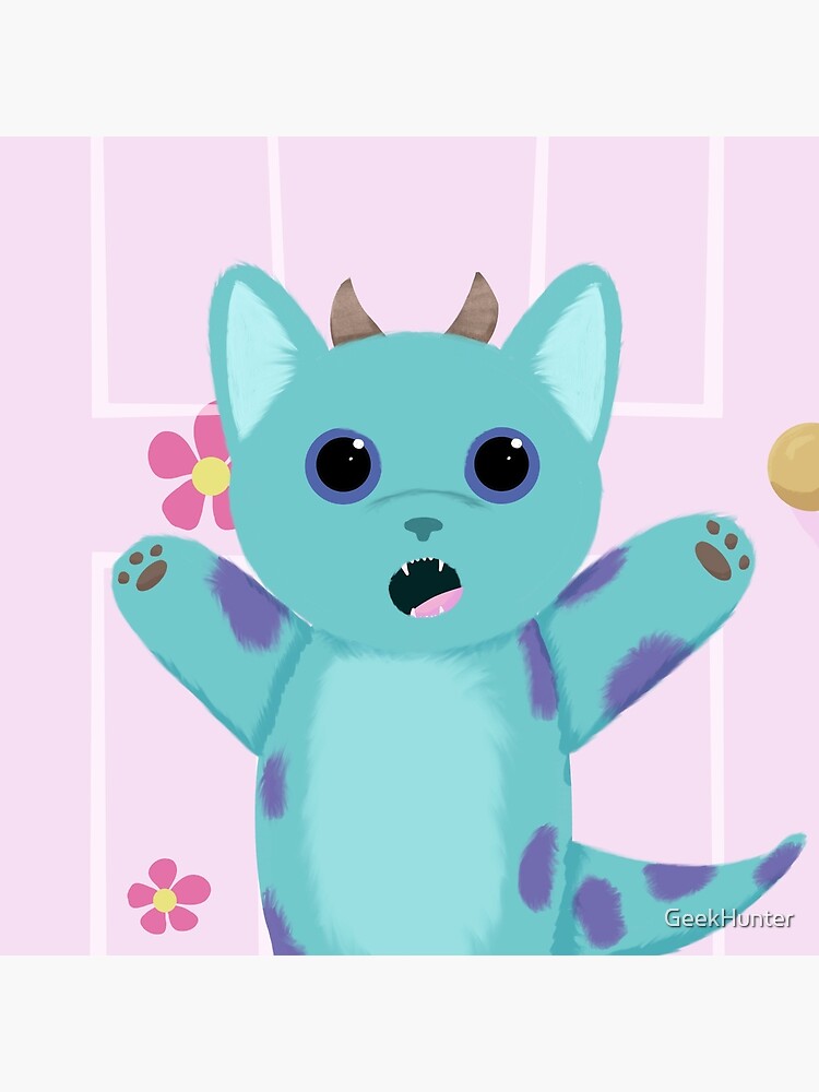 "Rawr! Scary cat" Poster for Sale by GeekHunter | Redbubble