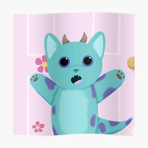 "Rawr! Scary cat" Poster for Sale by GeekHunter | Redbubble